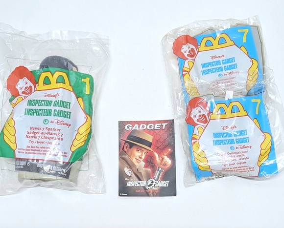 McDonald's | Toys | Mcdonalds Disney Inspector Gadget Happy Meal Toys ...